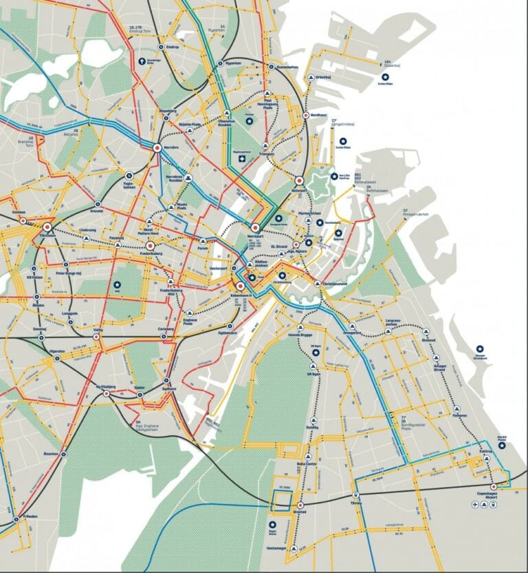 Kopenhagen Öffentliche Verkehrsmittel – Metro, Bus, Zug, Fahrrad ...